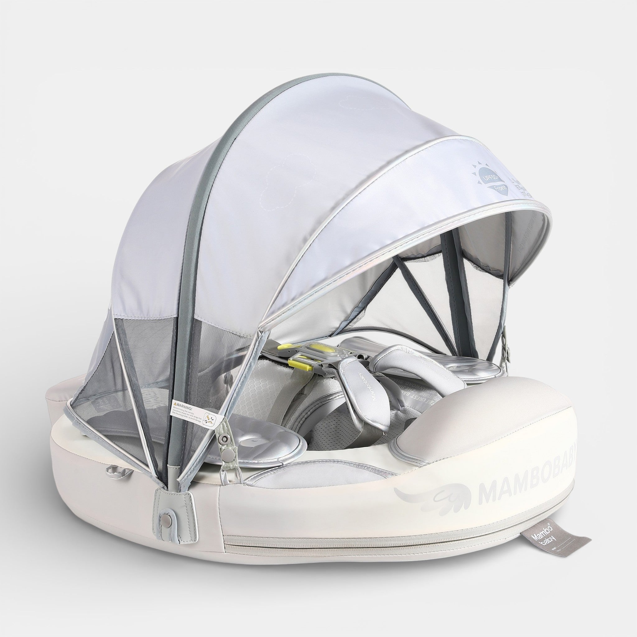FoamCore™ Ultra Canopy Baby Float – Angel Halo White (3–24 Months ...
